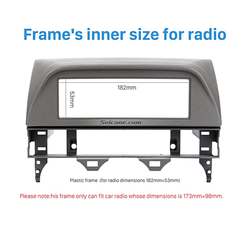 Seicane 1DIN Car Radio Fascia for 2002-2007 Mazda ... – Grandado
