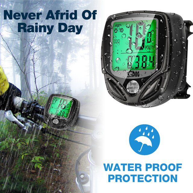 kilometerteller Waterdichte Fiets Snelheidsmeter M... – Vicedeal