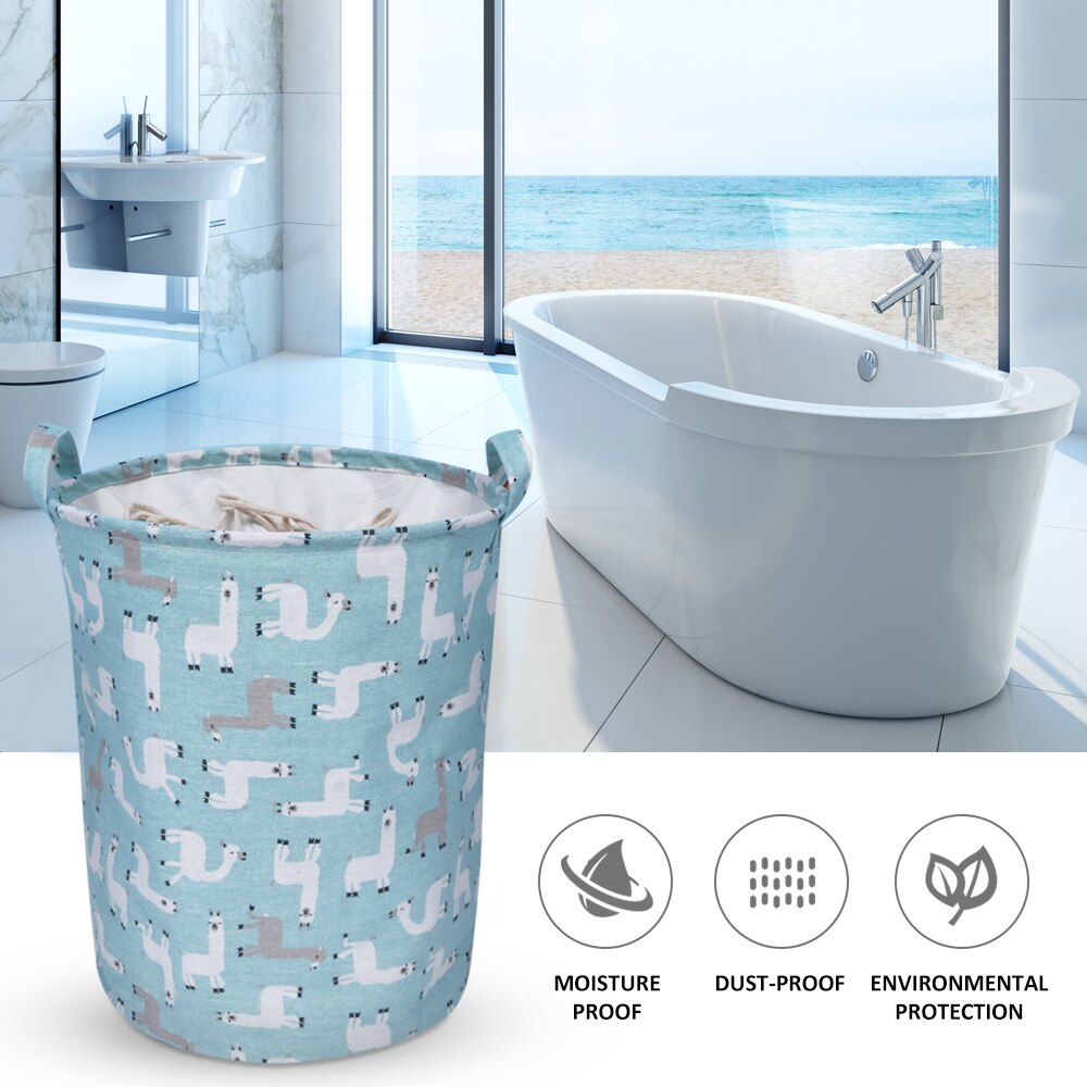 Tvättkorg klädväska fällbar tvättkorg stor kapacit... – Vicedeal