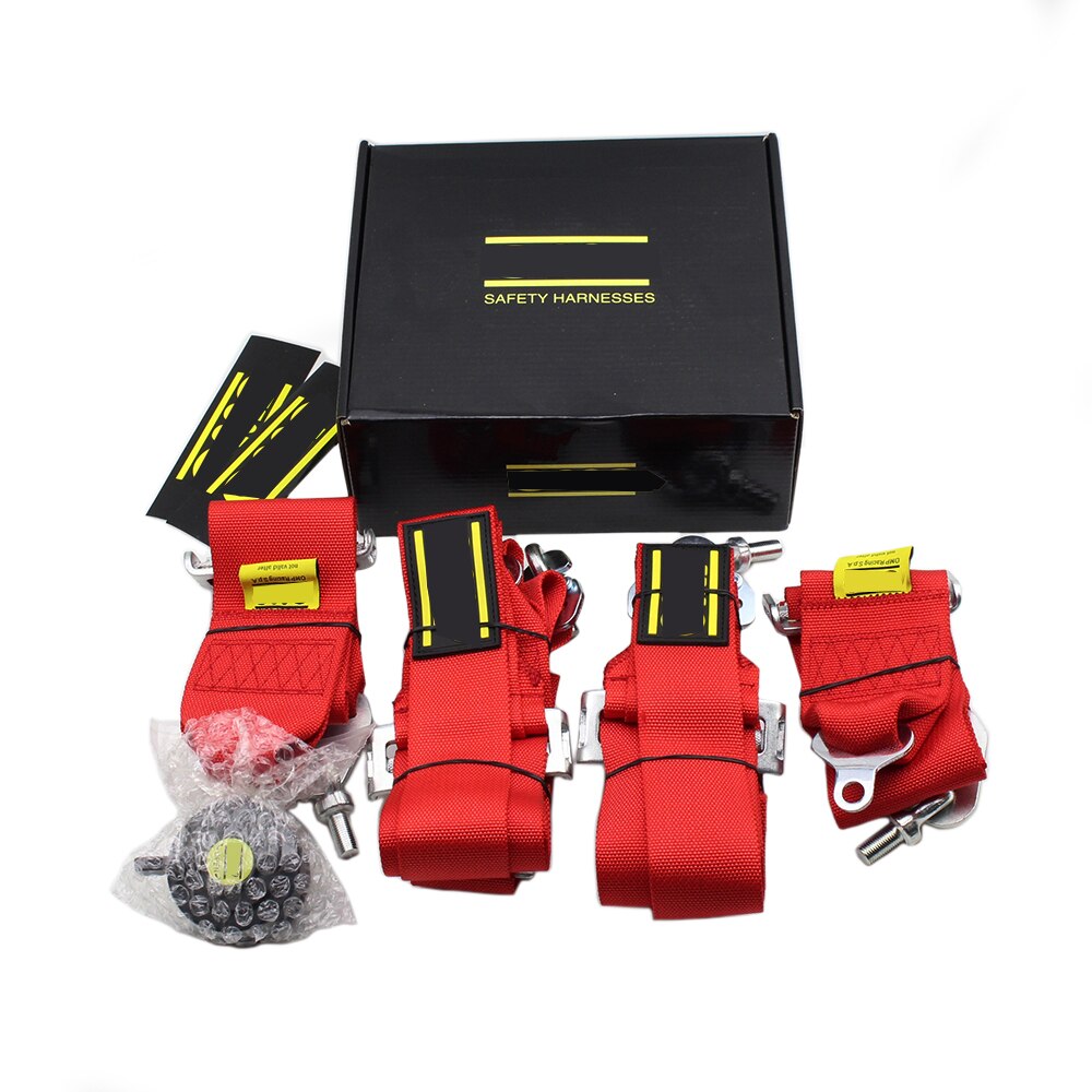 Universal 4 Point Racing Harness Safety Seat Belt ... – Grandado