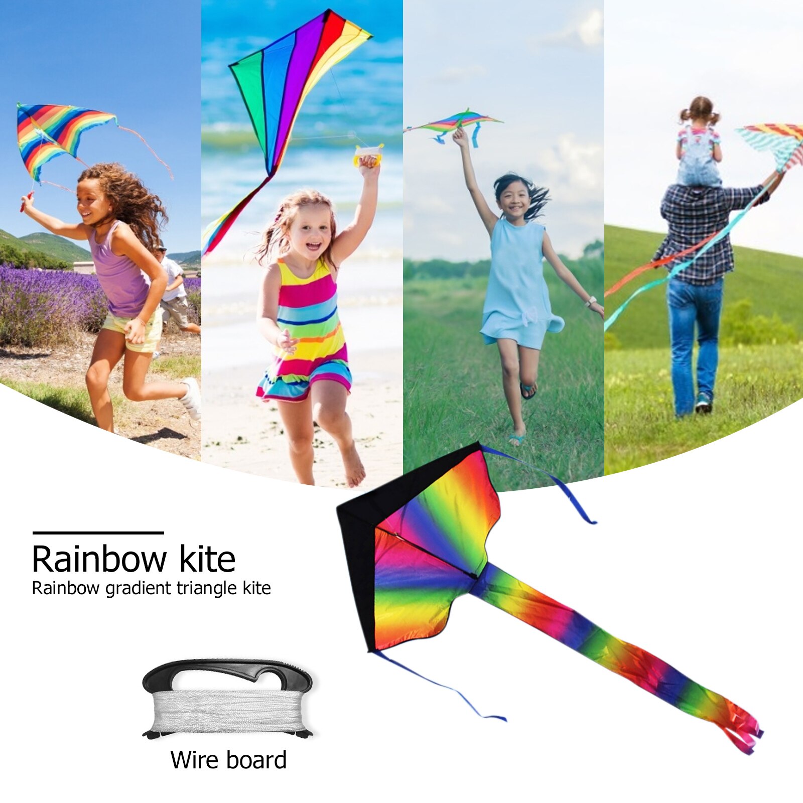 Enorme Rainbow Kite Makkelijk Te Monteren Outdoor ... – Vicedeal