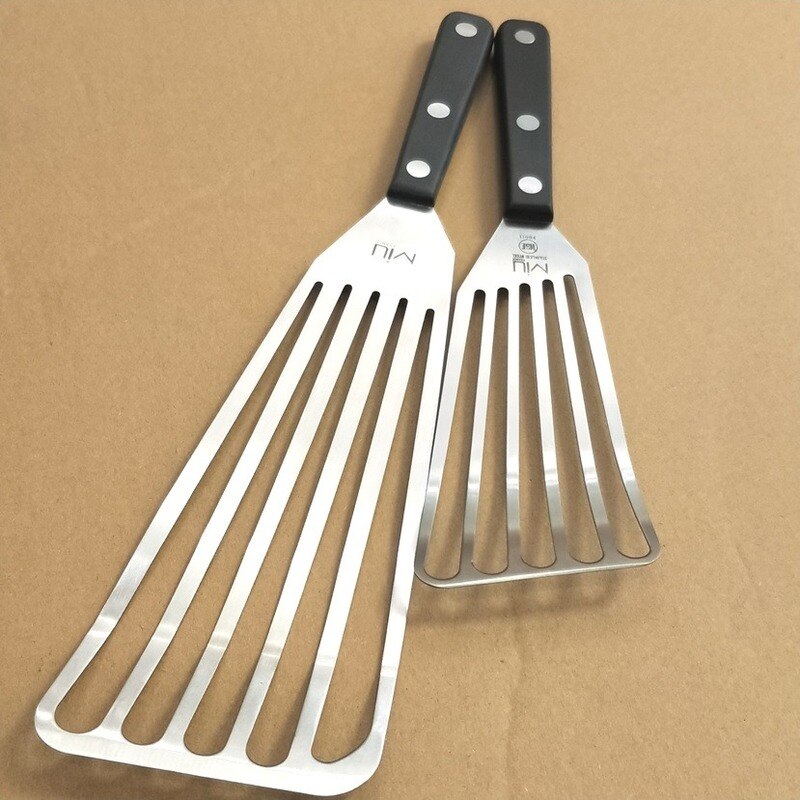 Set of 2 Small+Large Stainless Steel Slotted Turne... – Grandado