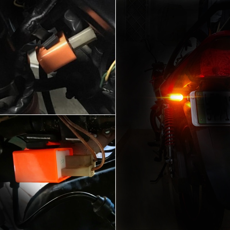 2 Pin LED Flasher Relay 12V Adjustable Frequency o... – Grandado