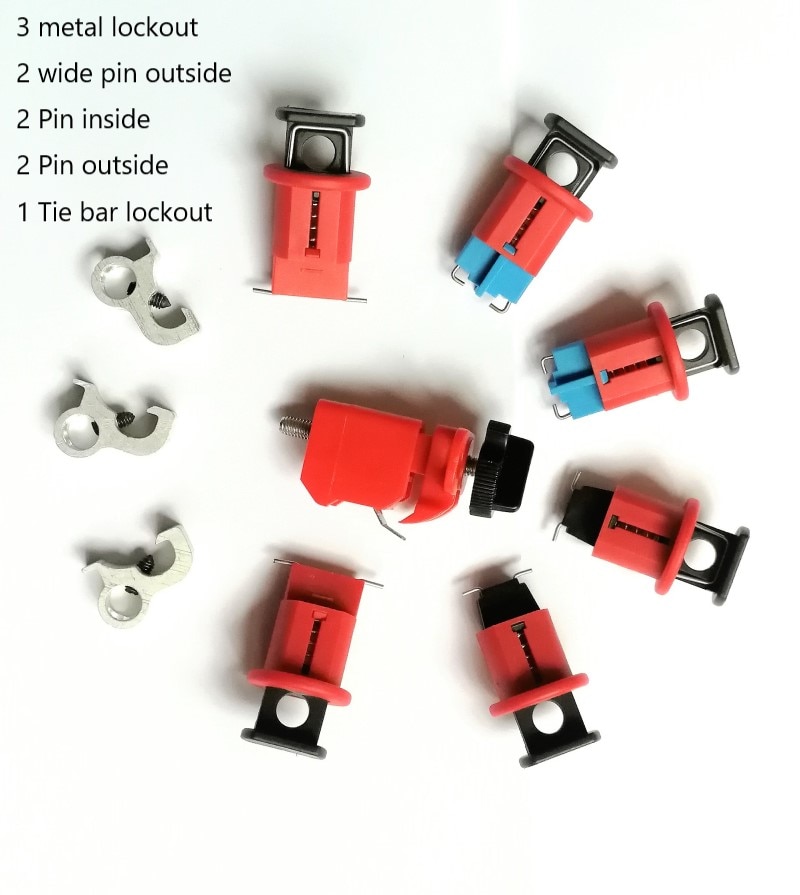 10 stücke/kit lockout kit metall lockout POS TBLO ... – Vicedeal