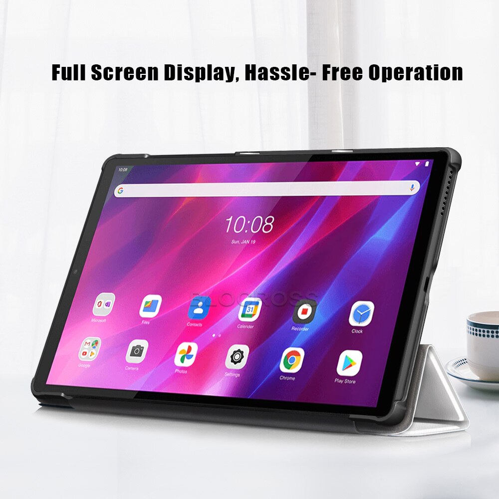3-Vouwen Funda Voor Lenovo Tab K10 Case 10.3 Inch ... – Grandado