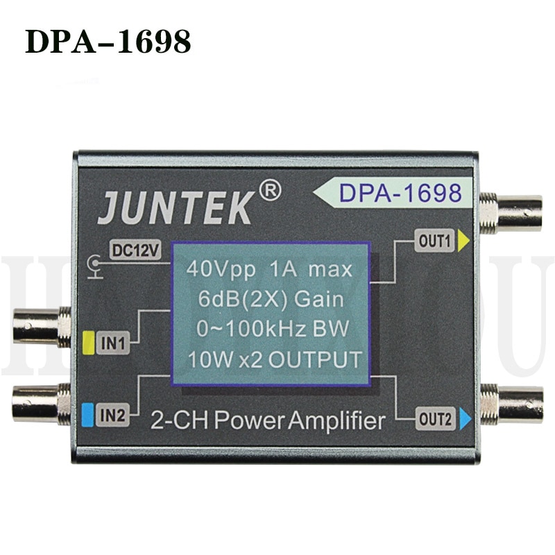 Juntek DPA-1698 High Power Dual Channel Dds Functi... – Grandado