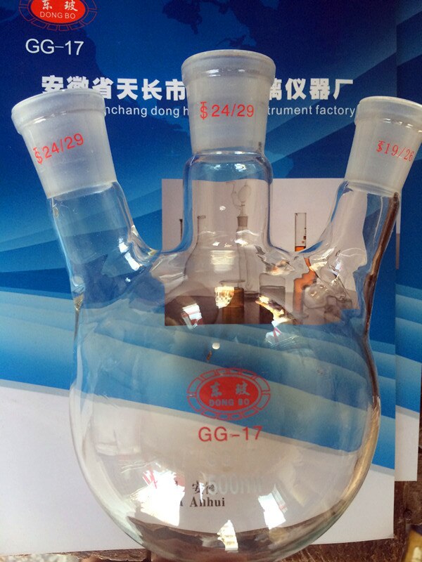 250ml boiling flask-3-neck 500ml 3 mouth ramps fla... – Grandado