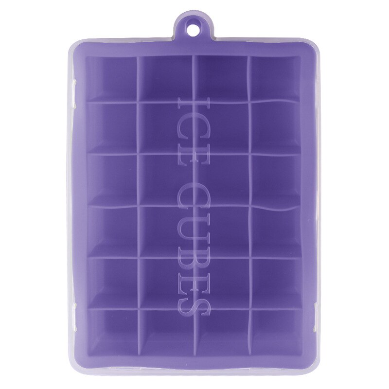 24 Grid Silicone Tray with Lid Chocolate Mold Brow... – Vicedeal
