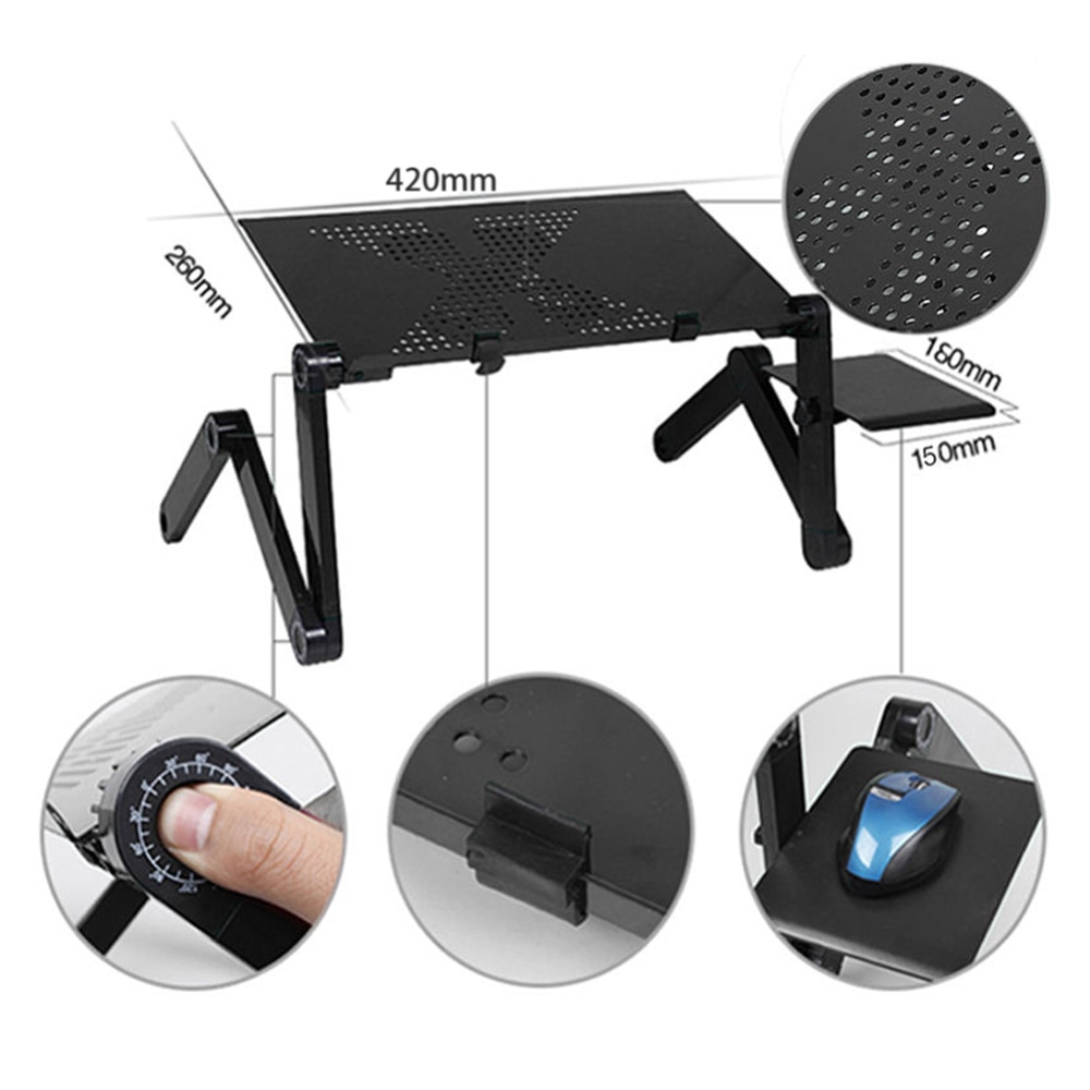 Computer Mesa Para Notebook Stand Draagbare Verste... – Grandado