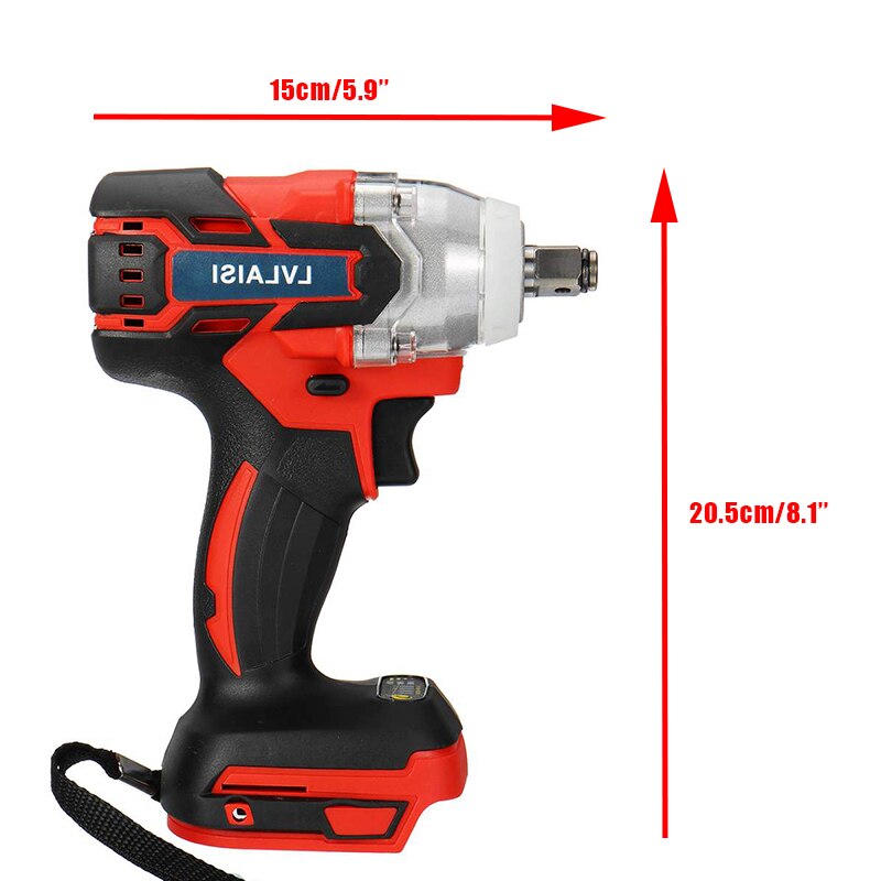 1/2'' Brushless Electric Impact Wrench 18V 520N.m.... – Vicedeal