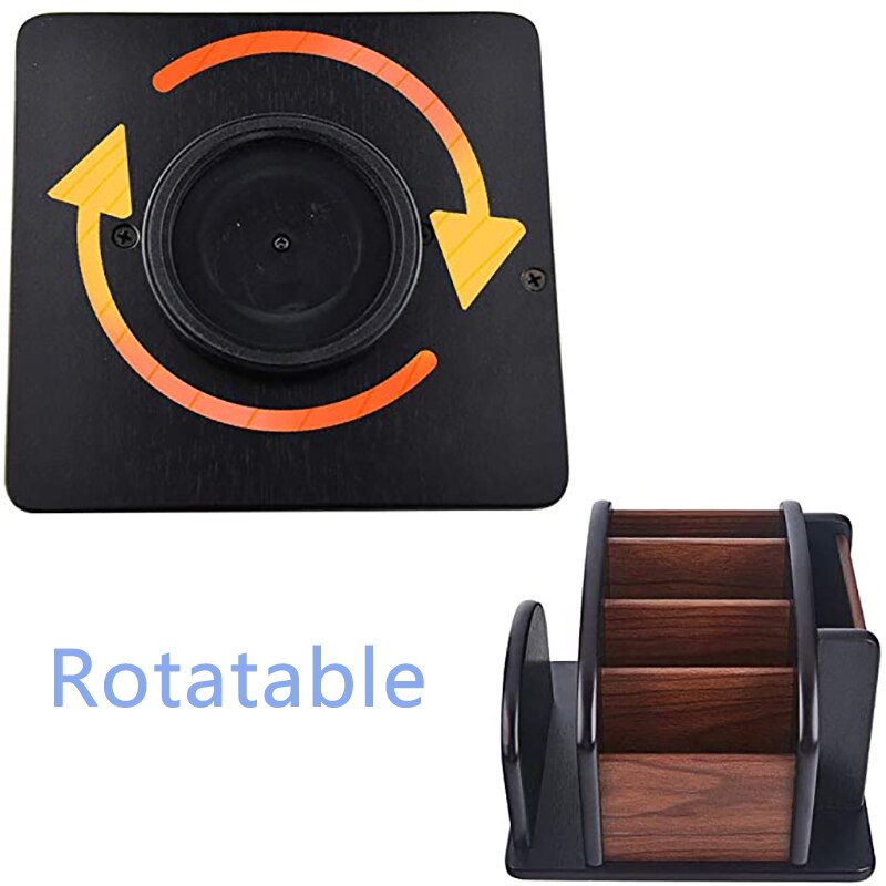 Revolving Wood Pen Pencil Holder Large Spinning Re... – Grandado
