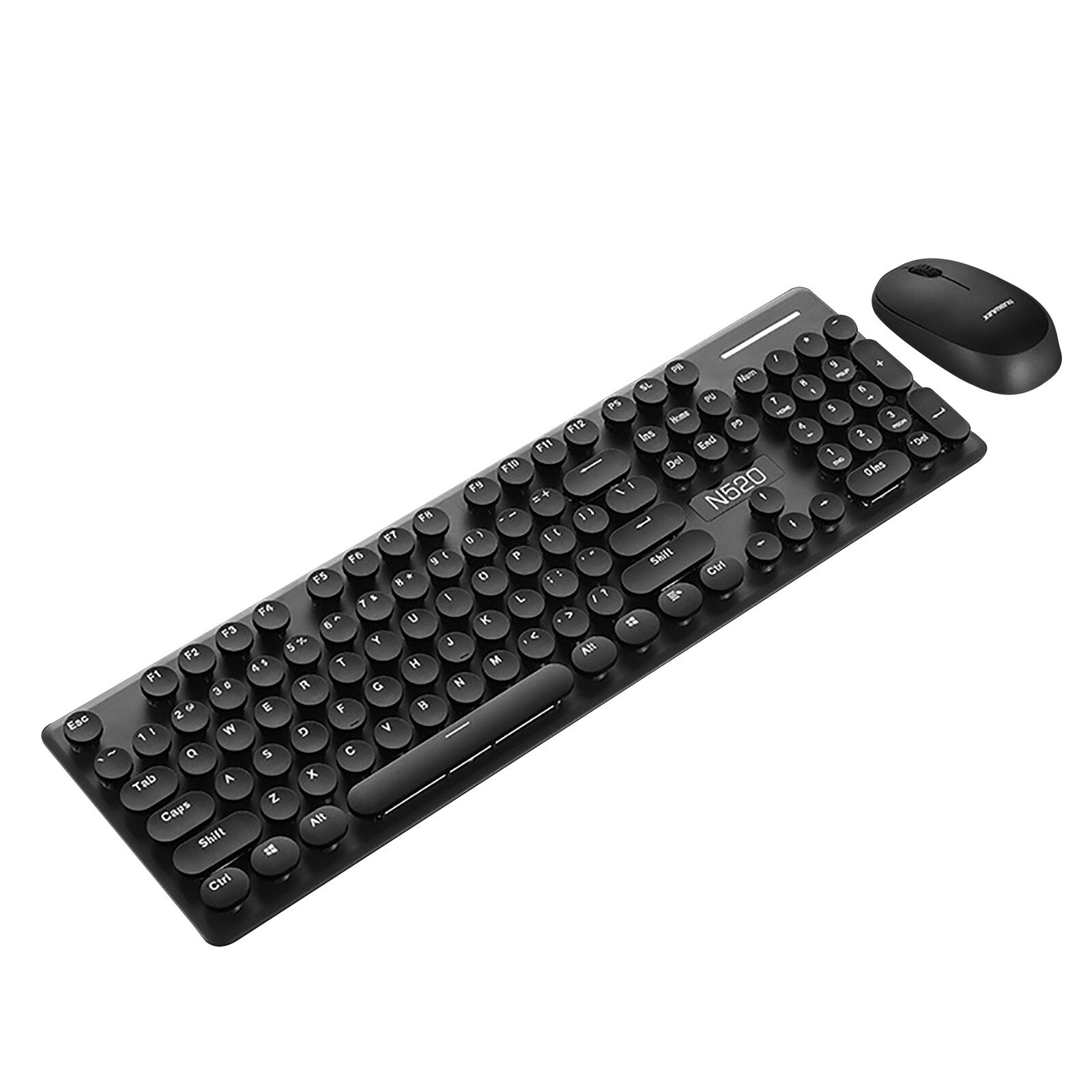 Retro Style Wireless N520 Keyboard And Mouse Set 2... – Grandado