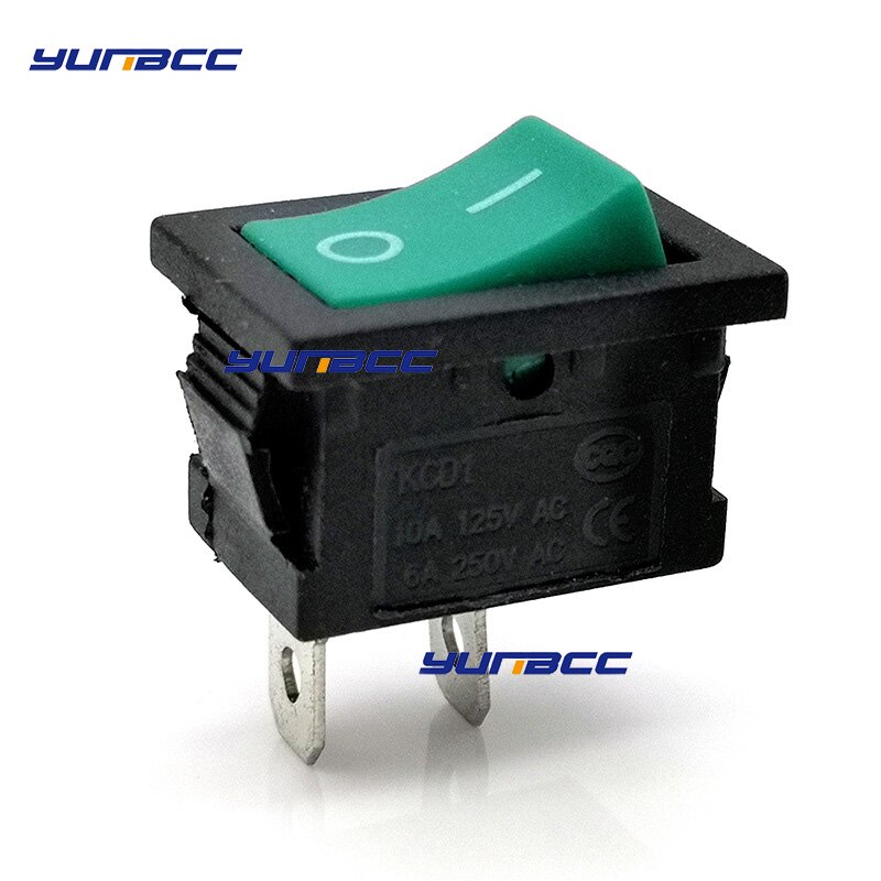 1Pcs KCD1-101 Zelfsluitende Rocker Switch On-Off 2... – Vicedeal