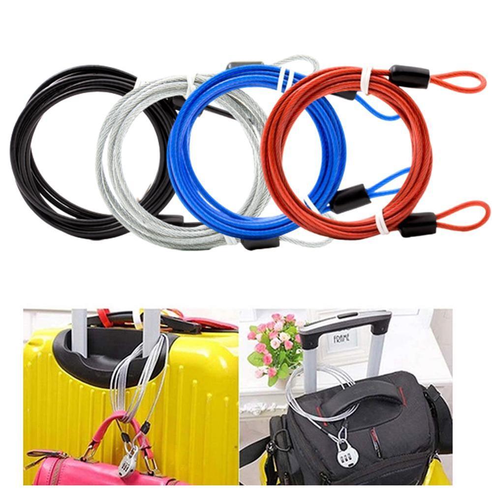 2 Meters Bicycle Code Lock Wire Rope Car Clothing ... – Grandado