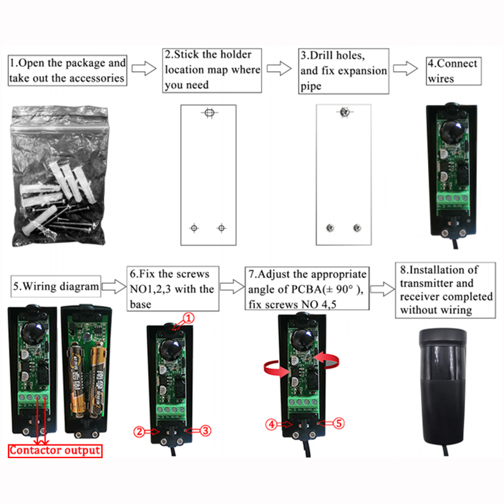Garage Door Opener IP54 Automatic Door Security In... – Grandado