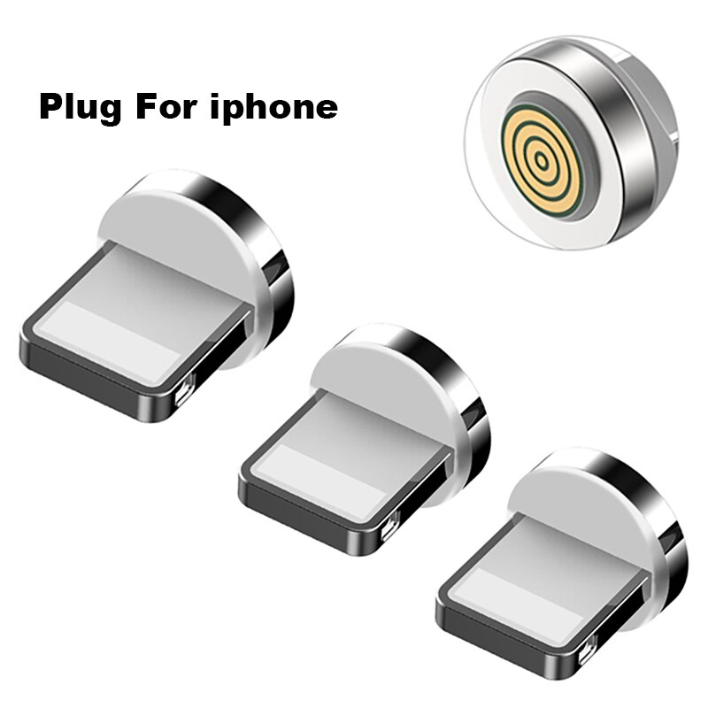 12th Round Magnetic Cable Plug 8Pin For iPhone Typ... – Grandado