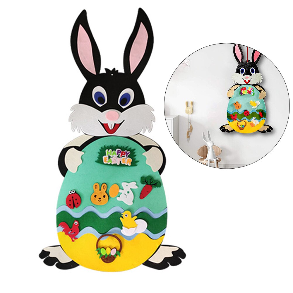 Easter Felt Toy Rabbit Felt Set Easter Felt Crafts... – Grandado