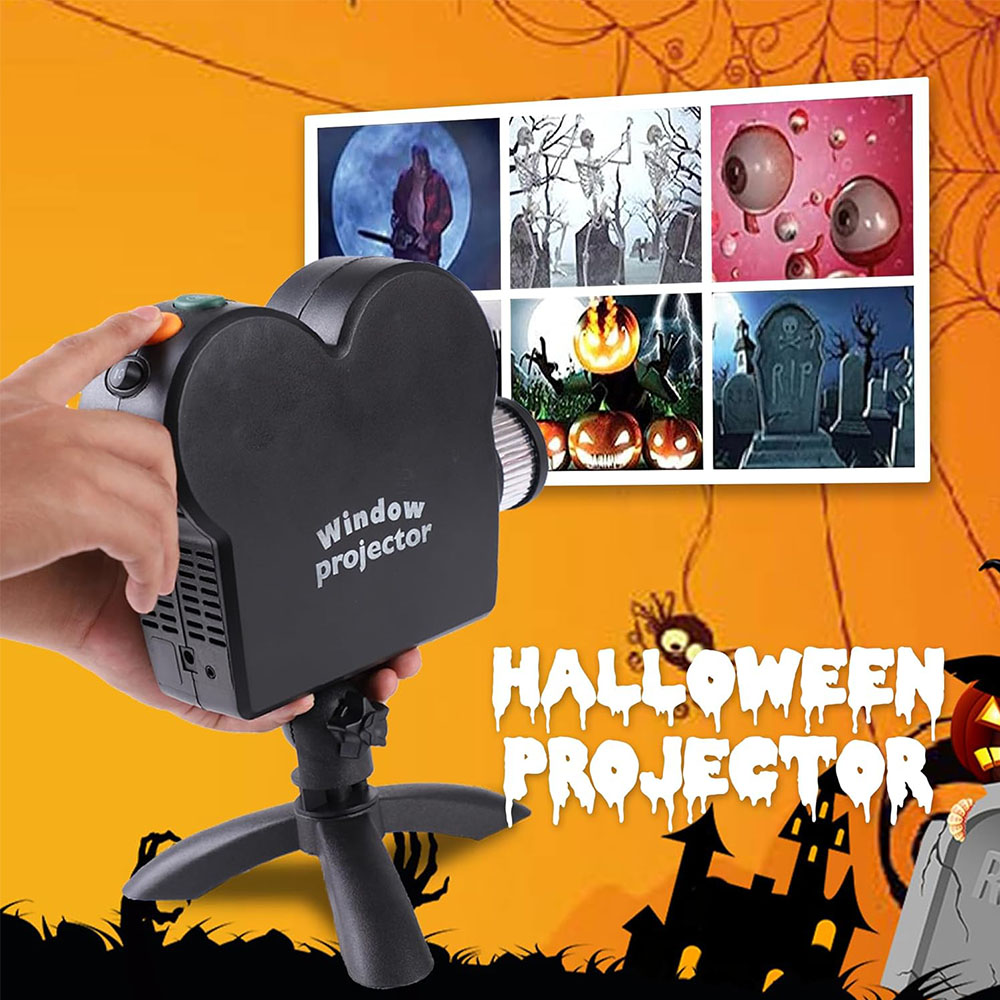 Halloween Christmas Window Projector with a Tripod... – Vicedeal