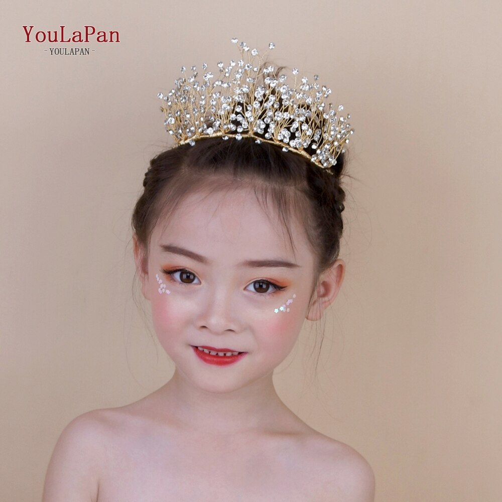 YouLaPan HP193-G little wedding crown children's h... – Grandado