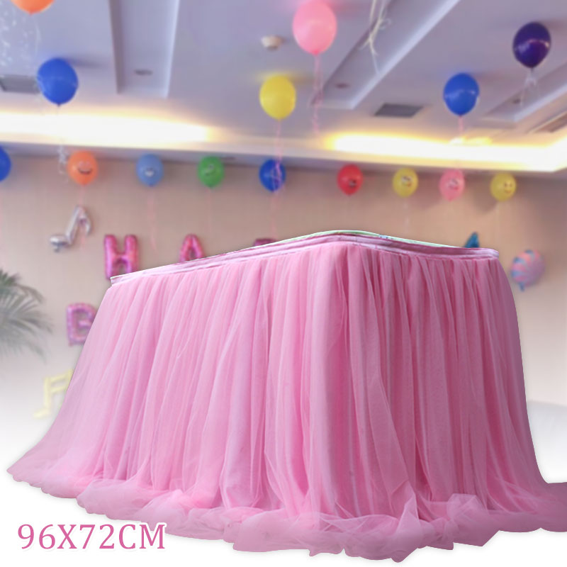 Bruiloft Eetkamer Diner Tafelkleed Wit Roze Blauw ... – Vicedeal