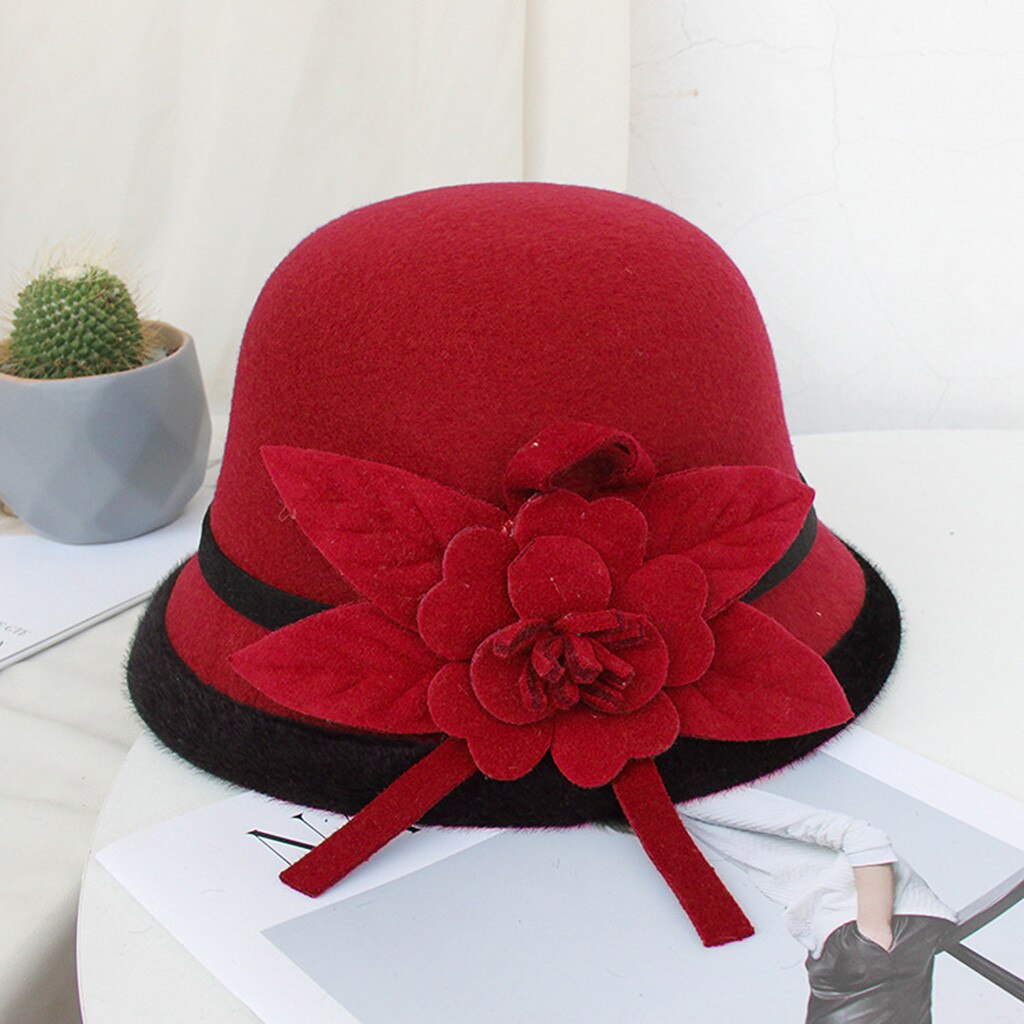 Women French Bowler Vintage keep Warm Party Top Ha... – Vicedeal