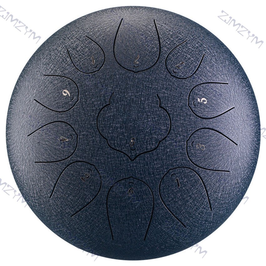 12 Inch 11 Tune Tongue Drum Steel Hand Pan Drum Ta... – Grandado