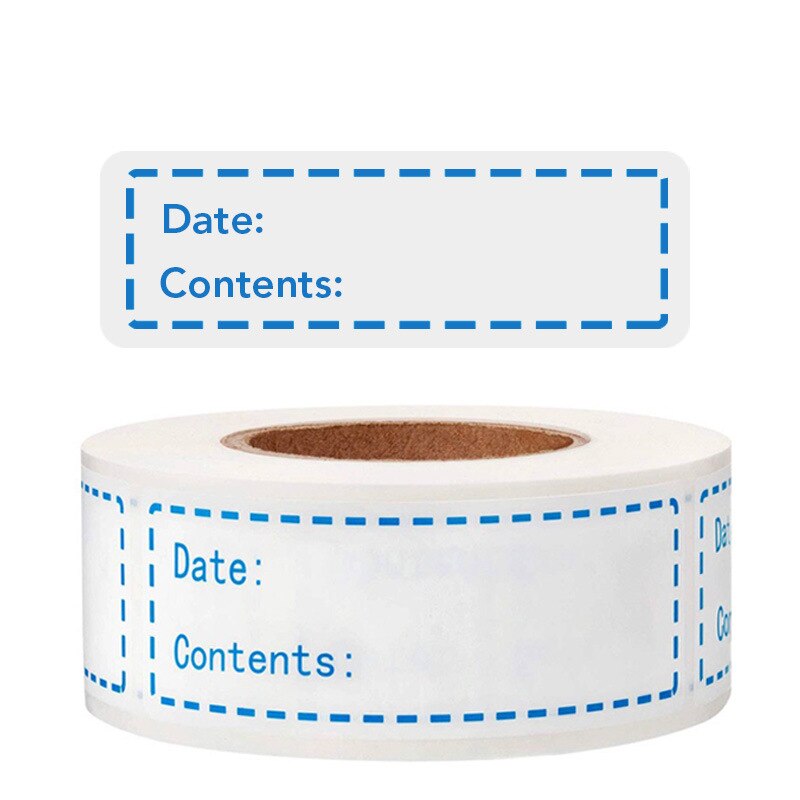 125pcs Removable Freezer Labels 1 x 3 Inch Food St... – Grandado