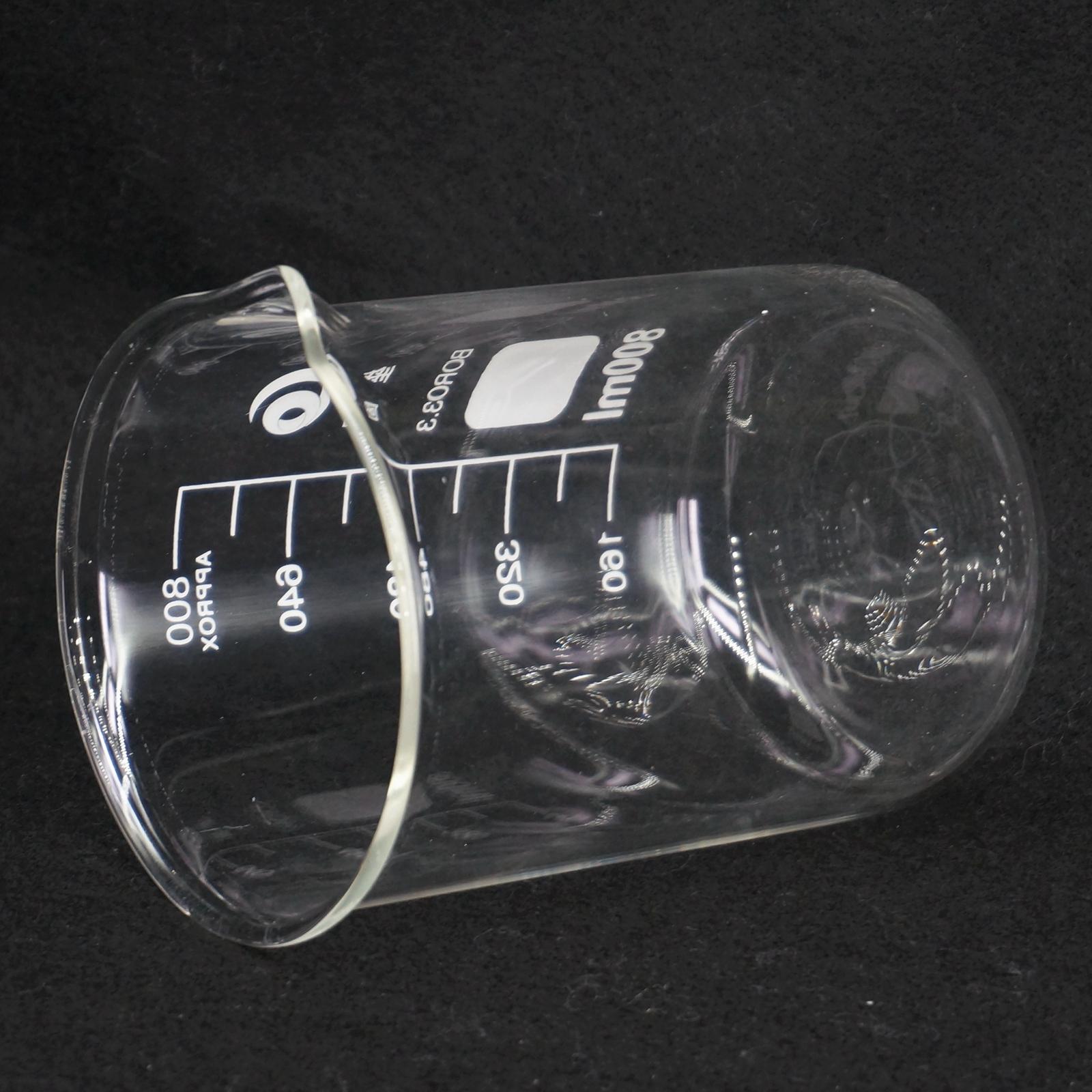 800ml Low Form Beaker Chemistry Laboratory Borosil... – Vicedeal