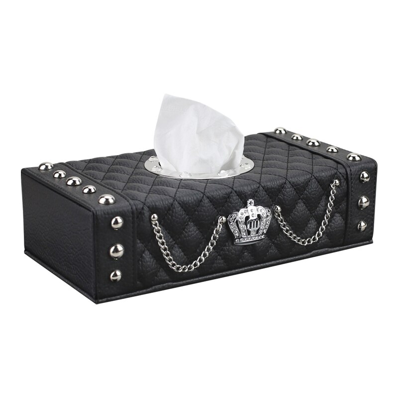 Diamond Auto Tissue Box Houder Bling Bling Rheisto... – Grandado