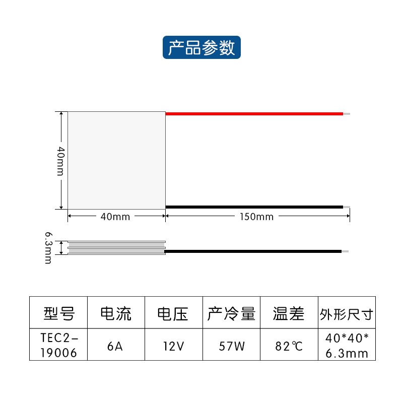 TEC2-19006 Double-layer Semiconductor Cooling Fins... – Grandado