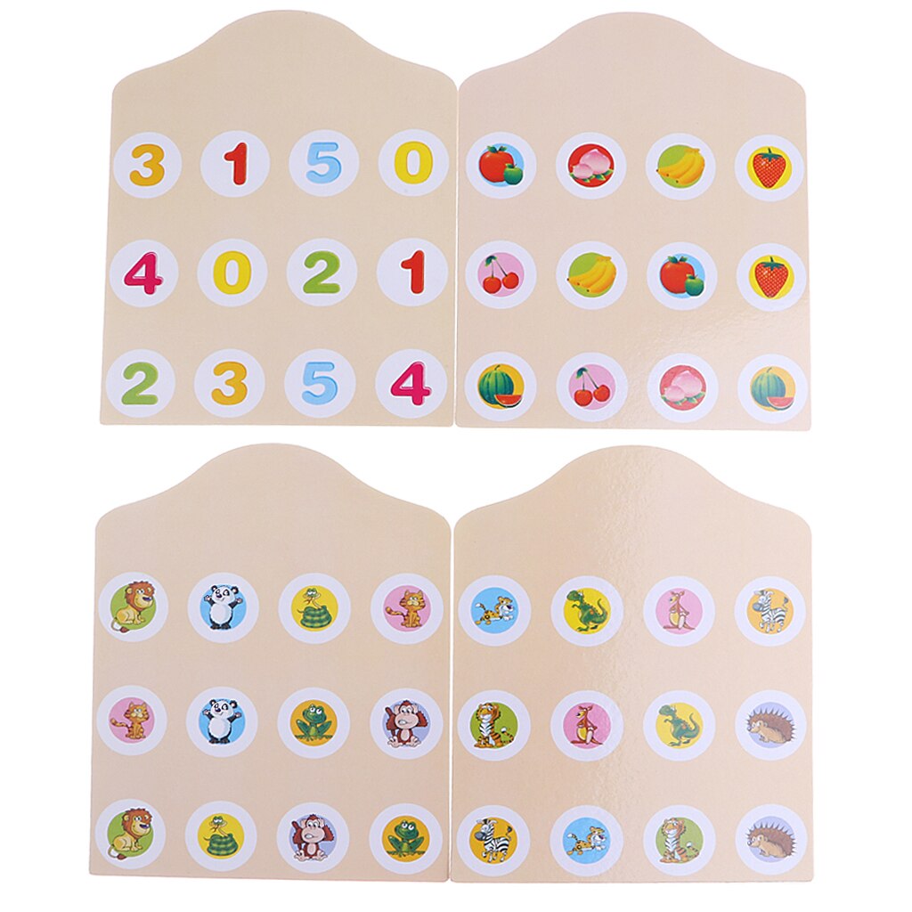 Wooden Ladybird Animal Board Matching Memory Train... – Vicedeal