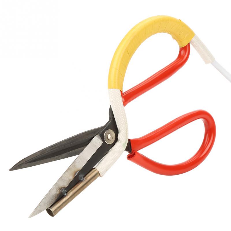 Adjustable Electric Heating tailor scissors Cloth ... – Vicedeal