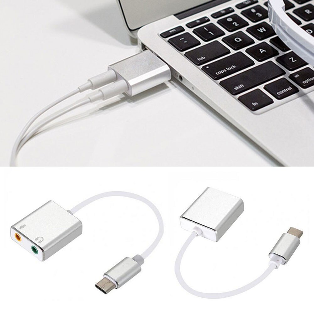 Cable Audio Microphone Port External Adapter Split... – Grandado
