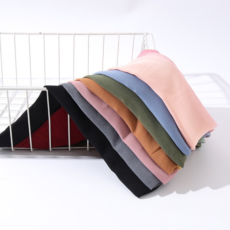 color matching stitch plain premium heavy Chiffon ... – Vicedeal