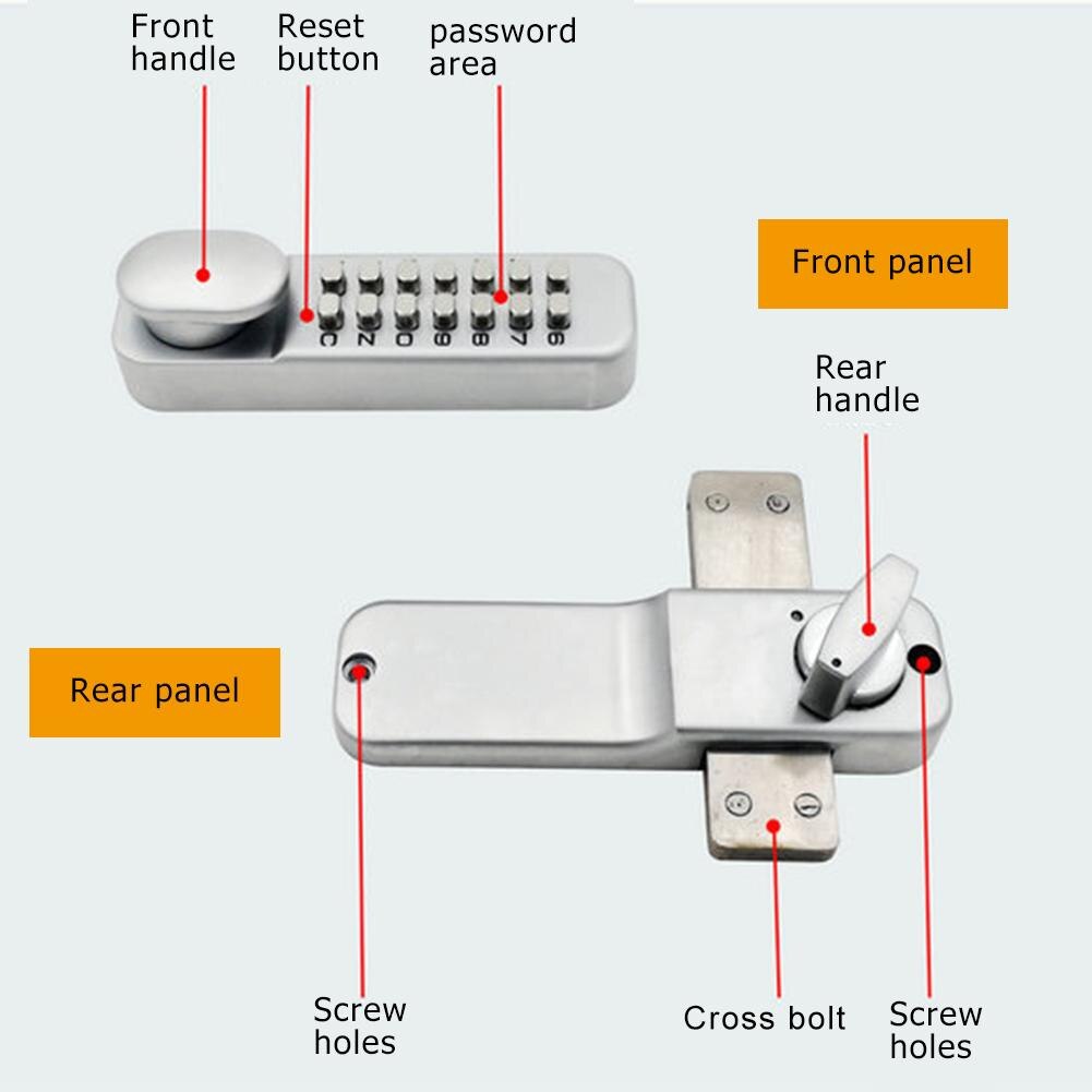 Mechanical Digital Door Lock Waterproof Intelligen... – Grandado