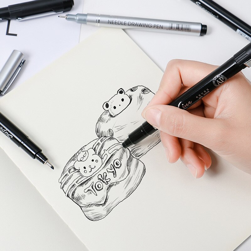 8/10/12/16Pcs Calligraphy Pen Neelde Drawing Line ... – Vicedeal