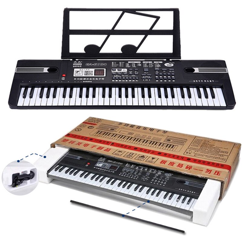 61 Keys Digital Piano Child Piano Multi-function M... – Vicedeal 61 Keys Digital Piano Child Piano Multi-function M... – Vicedeal