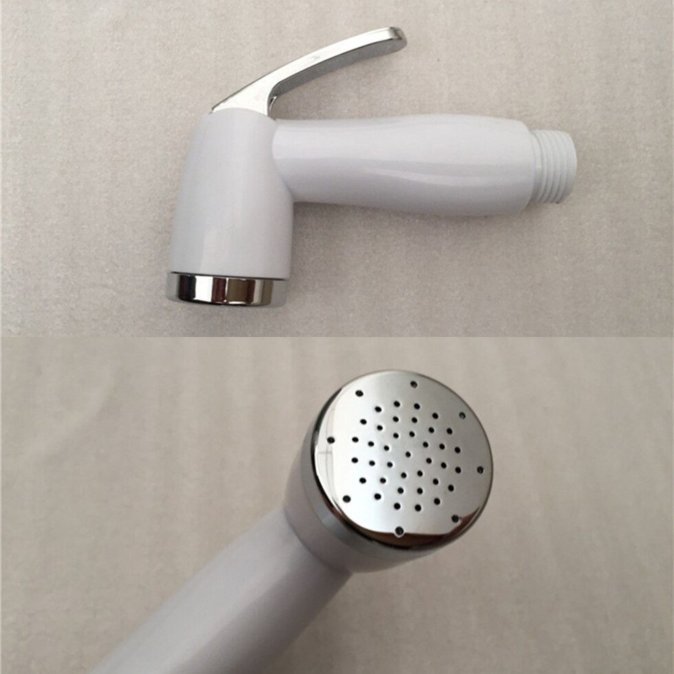 Håndholdt hvid krom bidet sprøjte toilet shattaf b... – Grandado