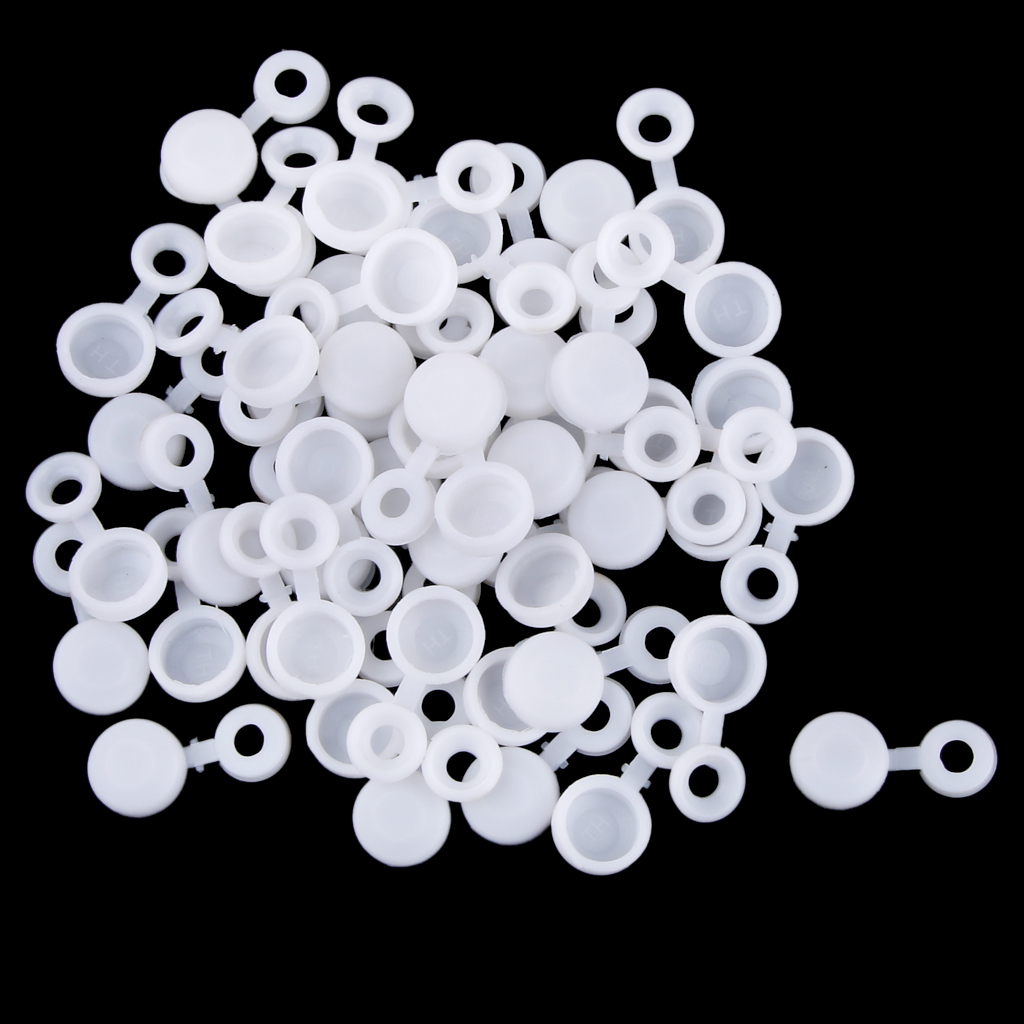 50 Pieces Hinged Plastic Screw Washer Cover Caps 2... – Grandado