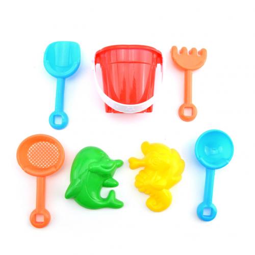 7Pcs Mini Kids Beach Sand Rake Bucket Kit Shovel M... – Vicedeal