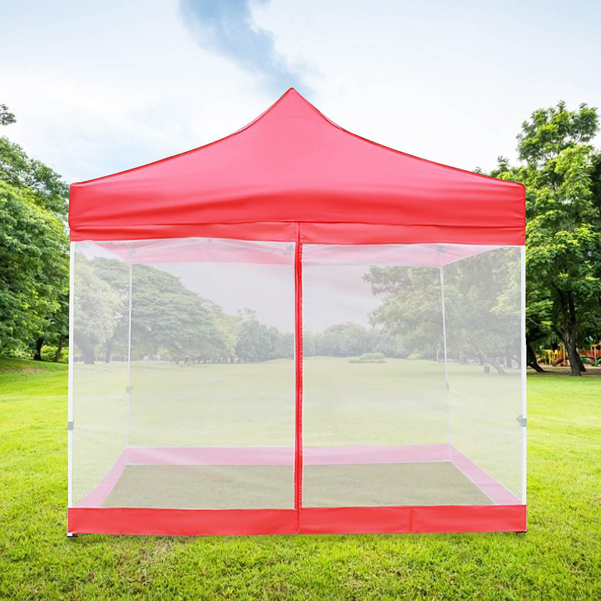 3x3m Netting Party Tent Side Walls Garden Patio Ou... – Grandado