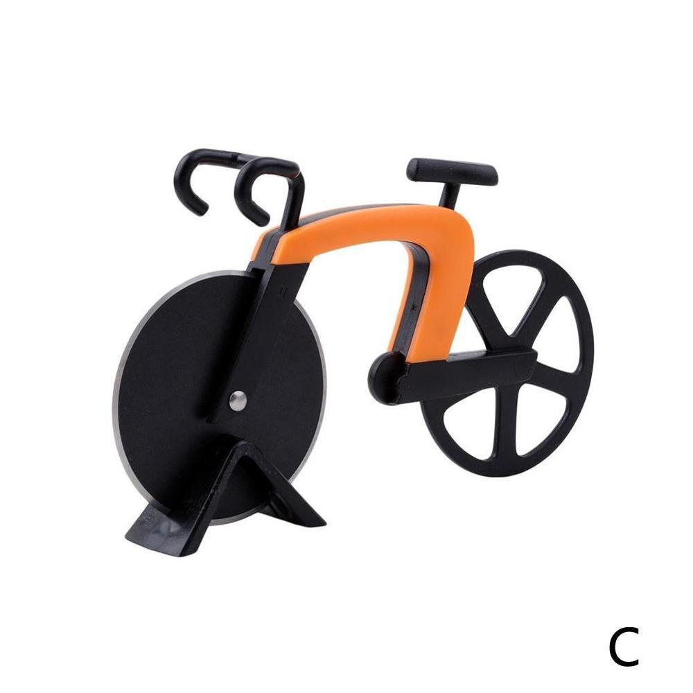 Staal Pizza Mes Twee-Wiel Fiets Shape Cool Ronde B... – Vicedeal