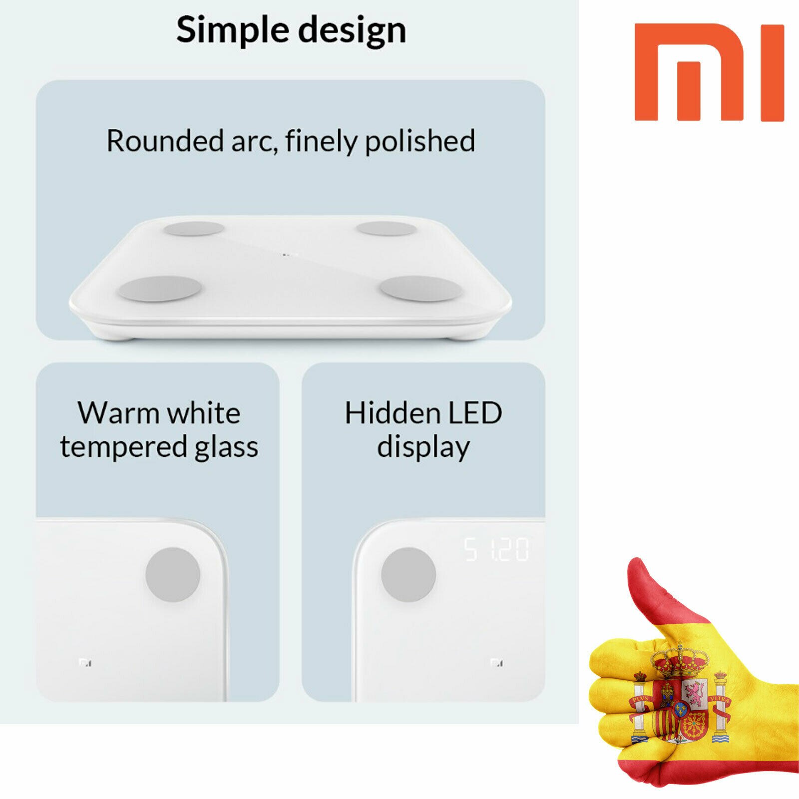 XIAOMI ORIGINAL MI BODY COMPOSITION MI SCALE 2 - B... – Grandado
