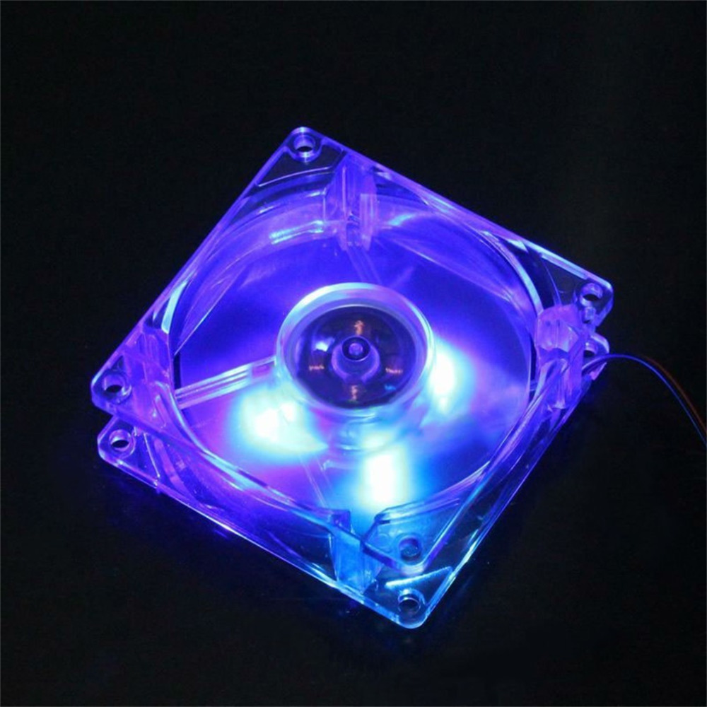 Computer PC Fan 80mm Mit LED 8025 Stille Kühlung Fan 12V LED Leucht ...