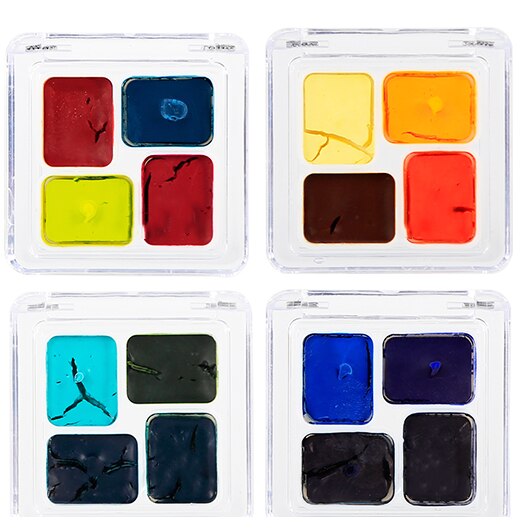 4-color master-level solid watercolor paint set 1m... – Grandado