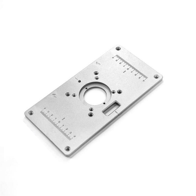 700C Aluminium Router Tisch Insert Platte + 4 Ring... – Vicedeal