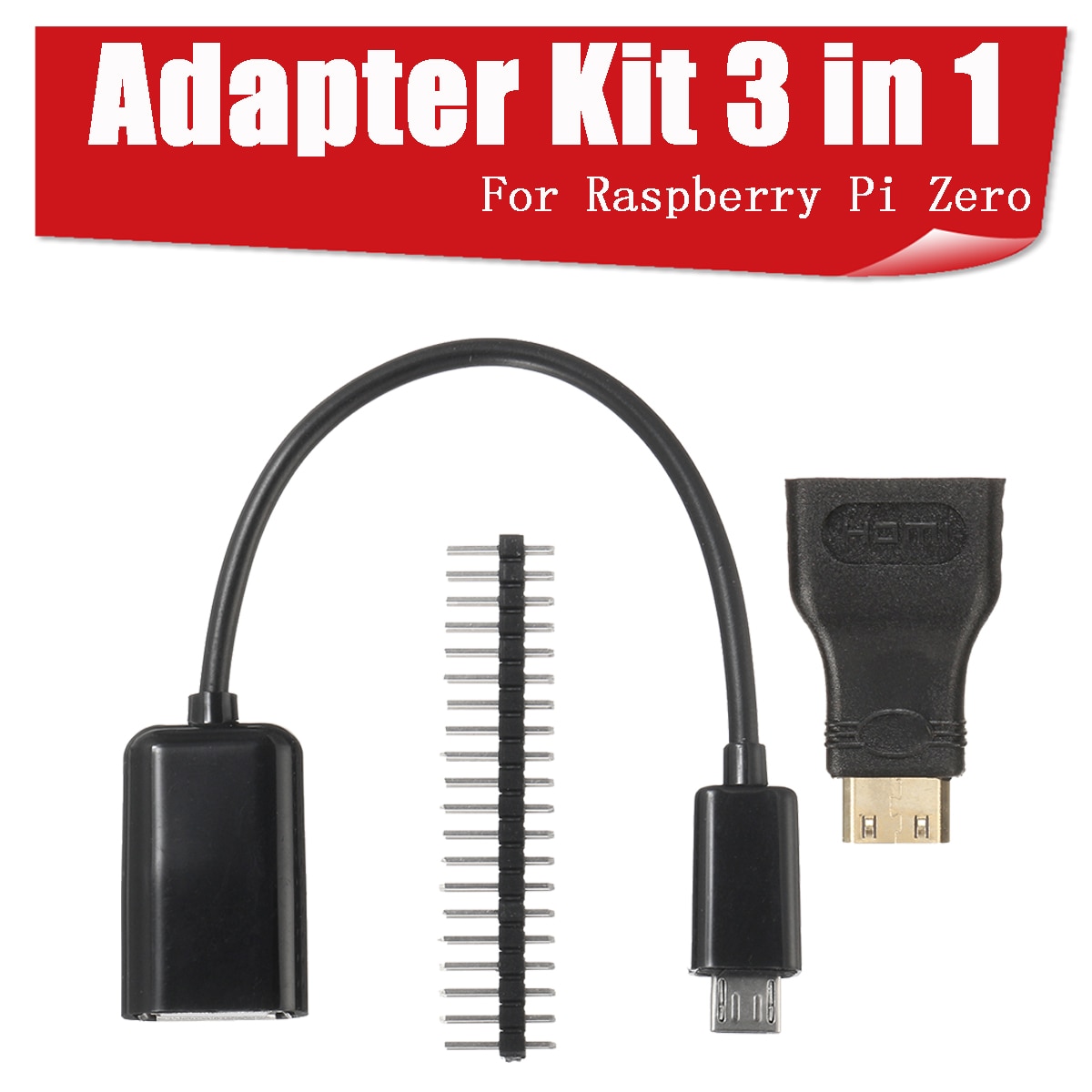 3 in 1 Mini HD zu HD Adapter + Micro USB zu USB Fe... – Vicedeal