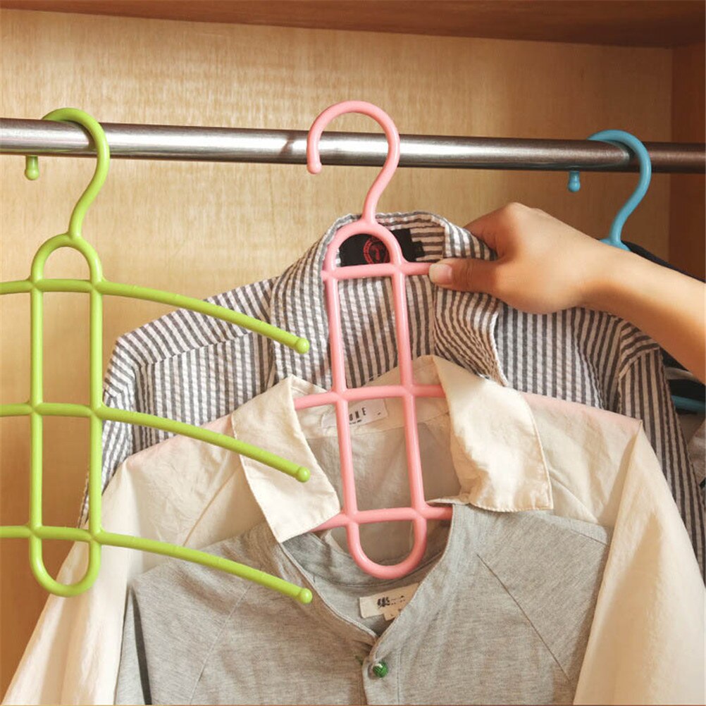 Colgador de ropa multifuncional de plástico antide... – Grandado