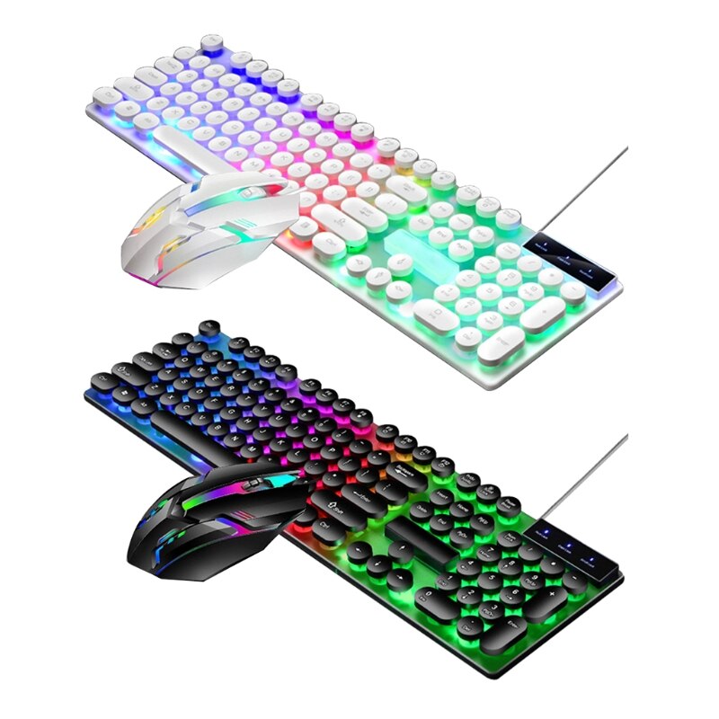 Steampunk Gaming Mechanical Keyboard Metal Panel R... – Grandado