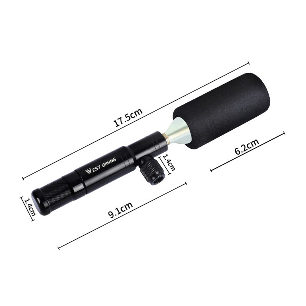 West Fietsen 2 In 1 Fietspomp Fiets Tubeless CO2 I... – Grandado